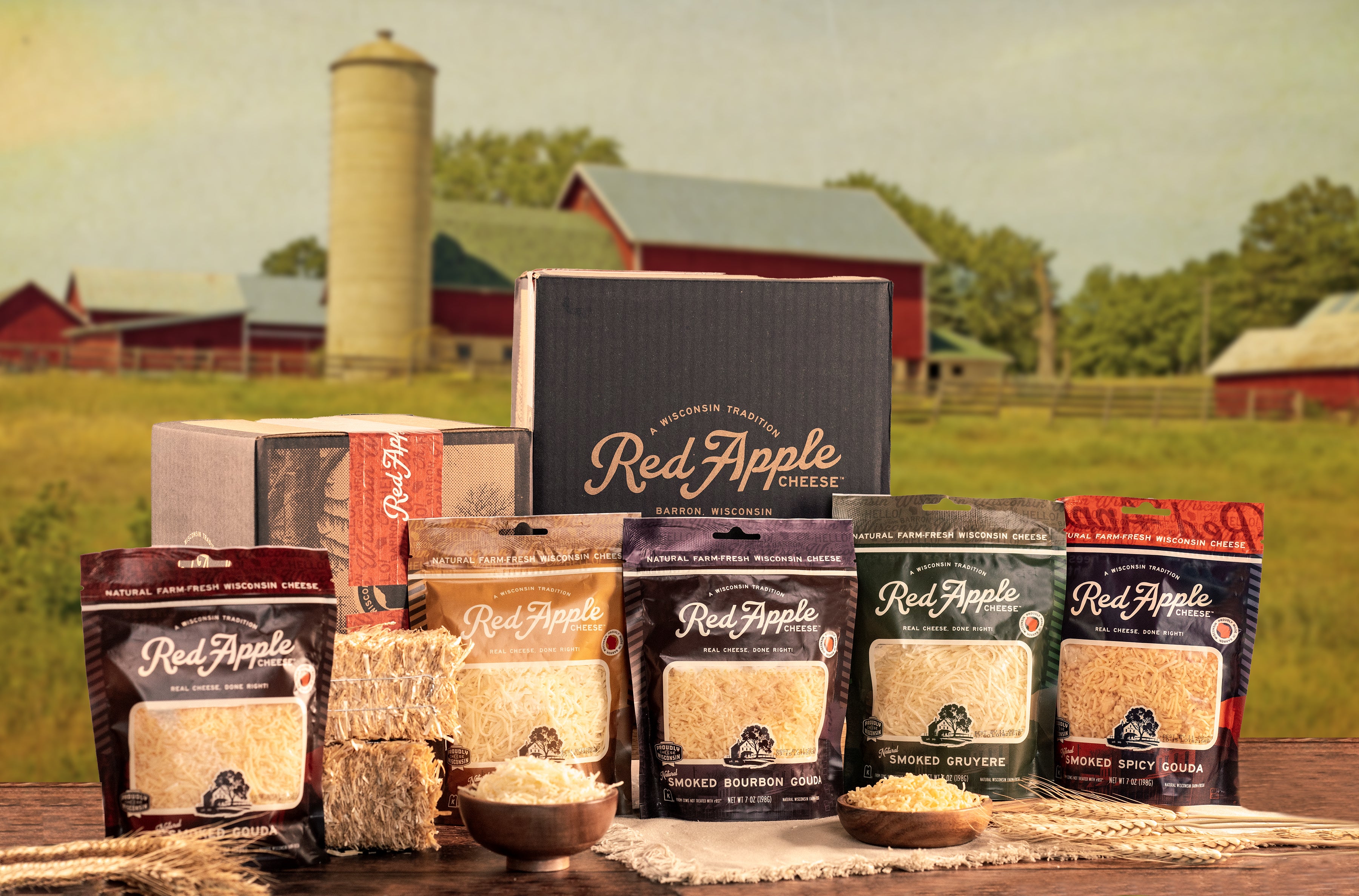 Shredded Cheeses – Red Apple Cheese